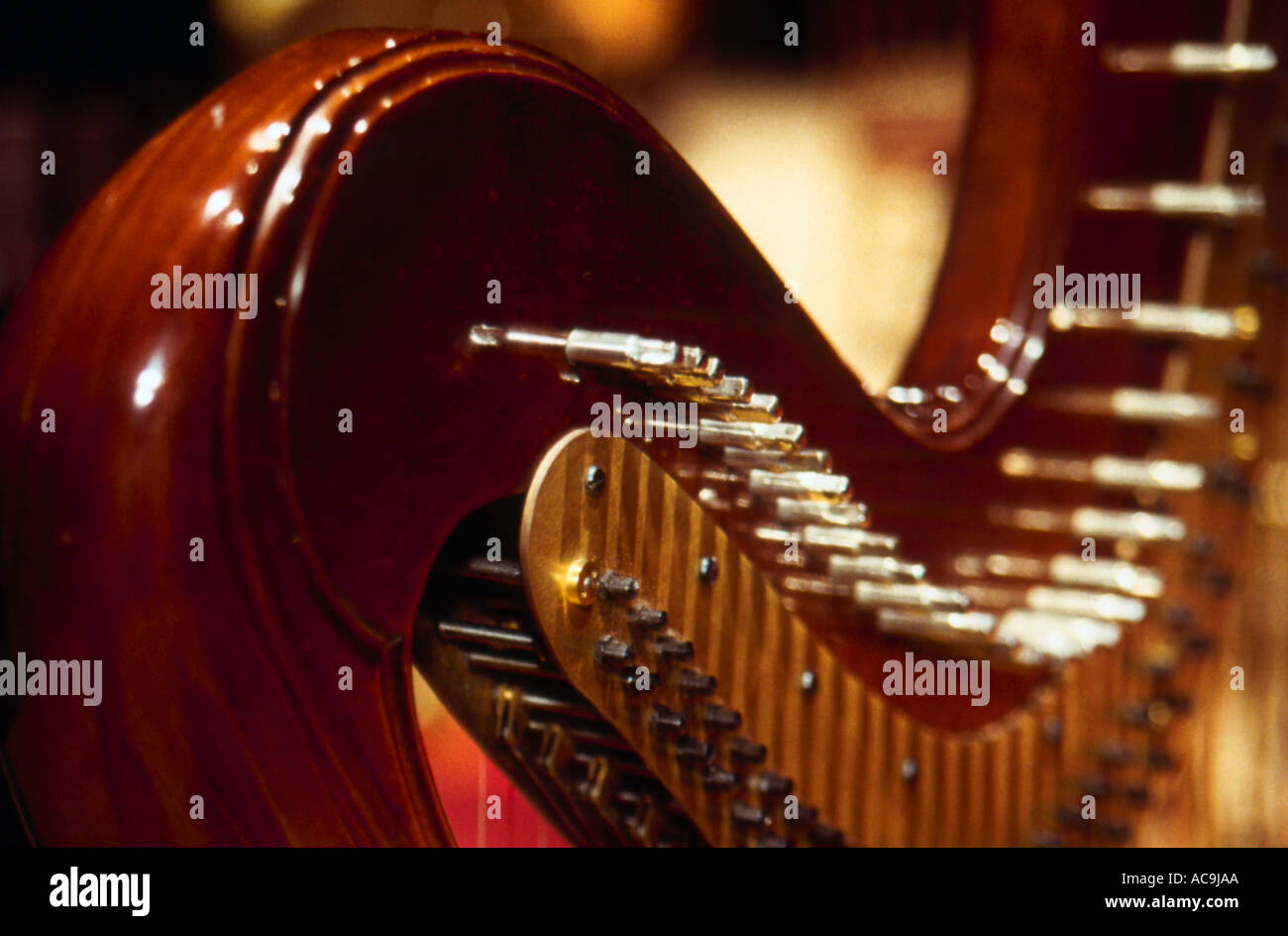 Heart shaped harp Stock Photo - Alamy
