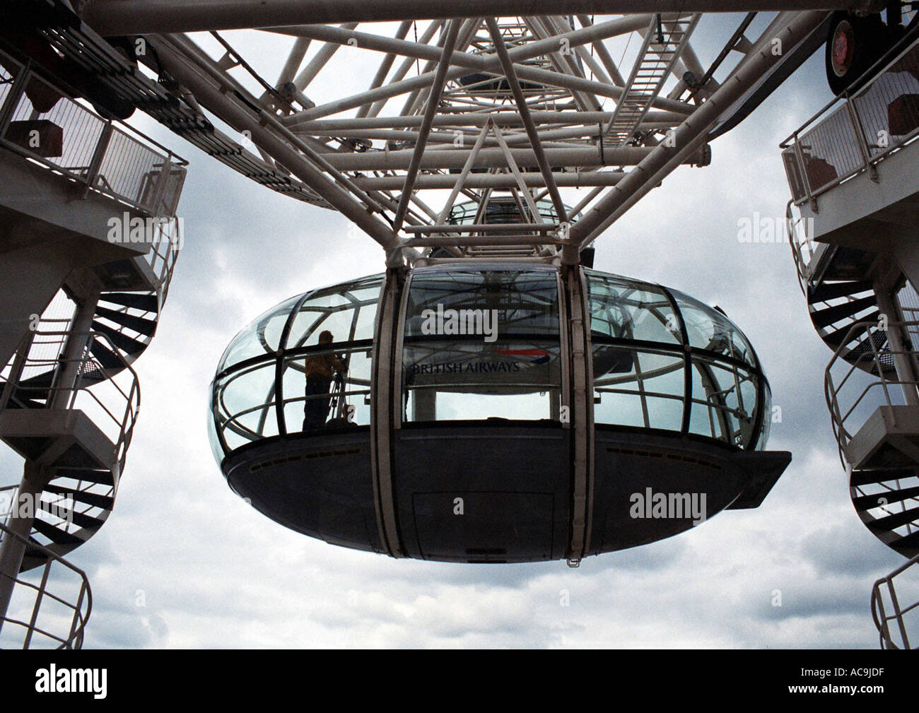 London Eye Capsule Stock Photo - Alamy