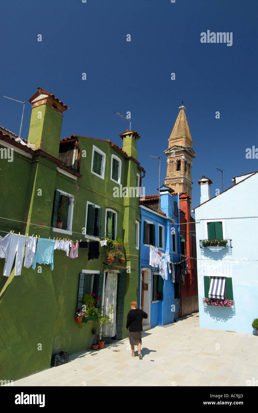 Burano a small beautiful island close to Venice Italy Famous for lace ...
