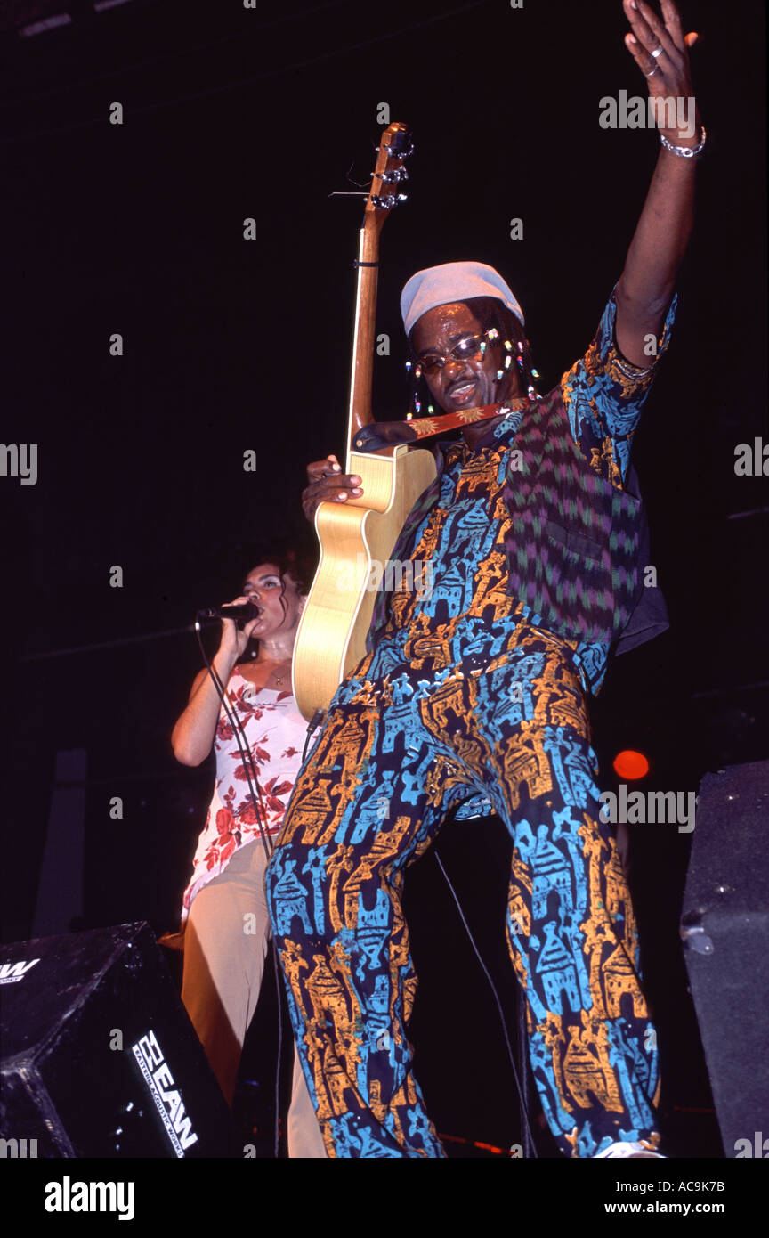 Latin rock star on stage Cuba Stock Photo - Alamy