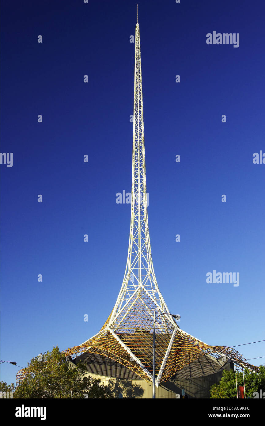 Spire of Victorian Arts Centre Melbourne Victoria Australia Stock Photo ...