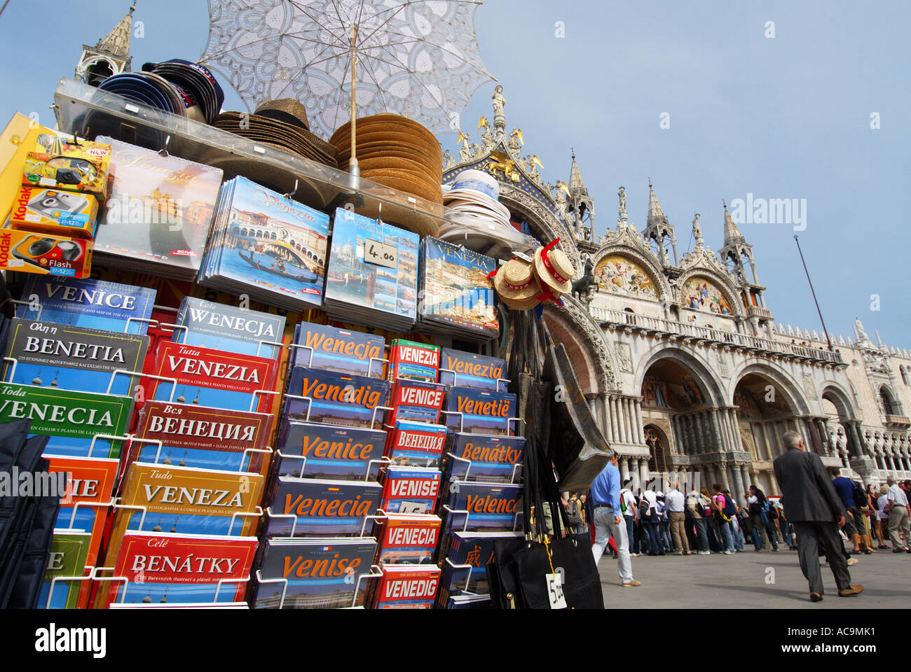 Souvenirs St Marks square Venice Italy Stock Photo - Alamy