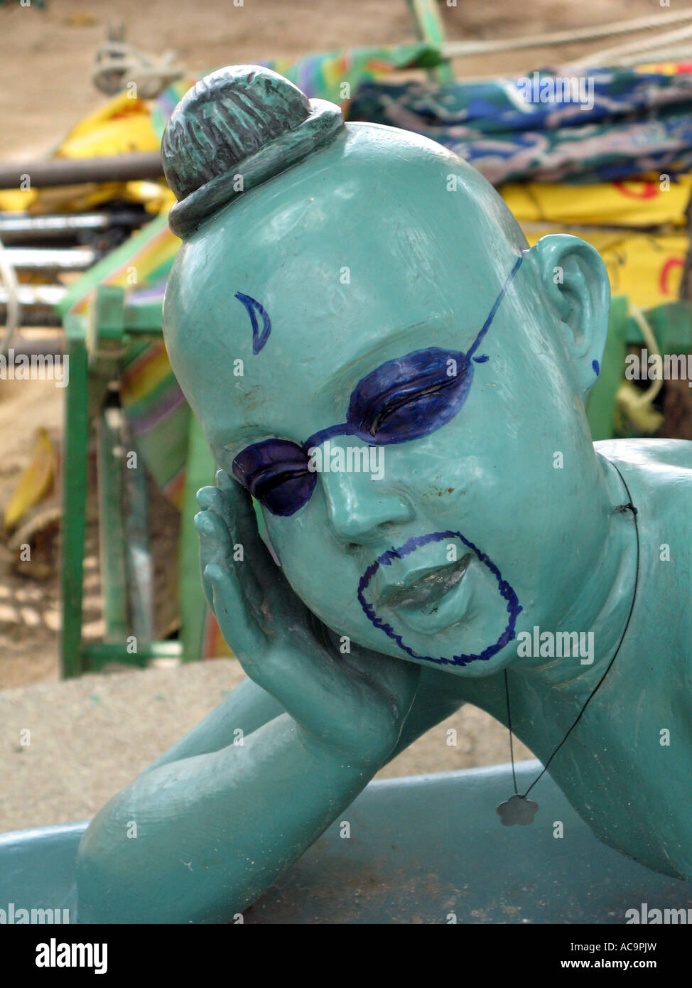 "defaced sculpture in Pattaya Thailand Stock Photo - Alamy