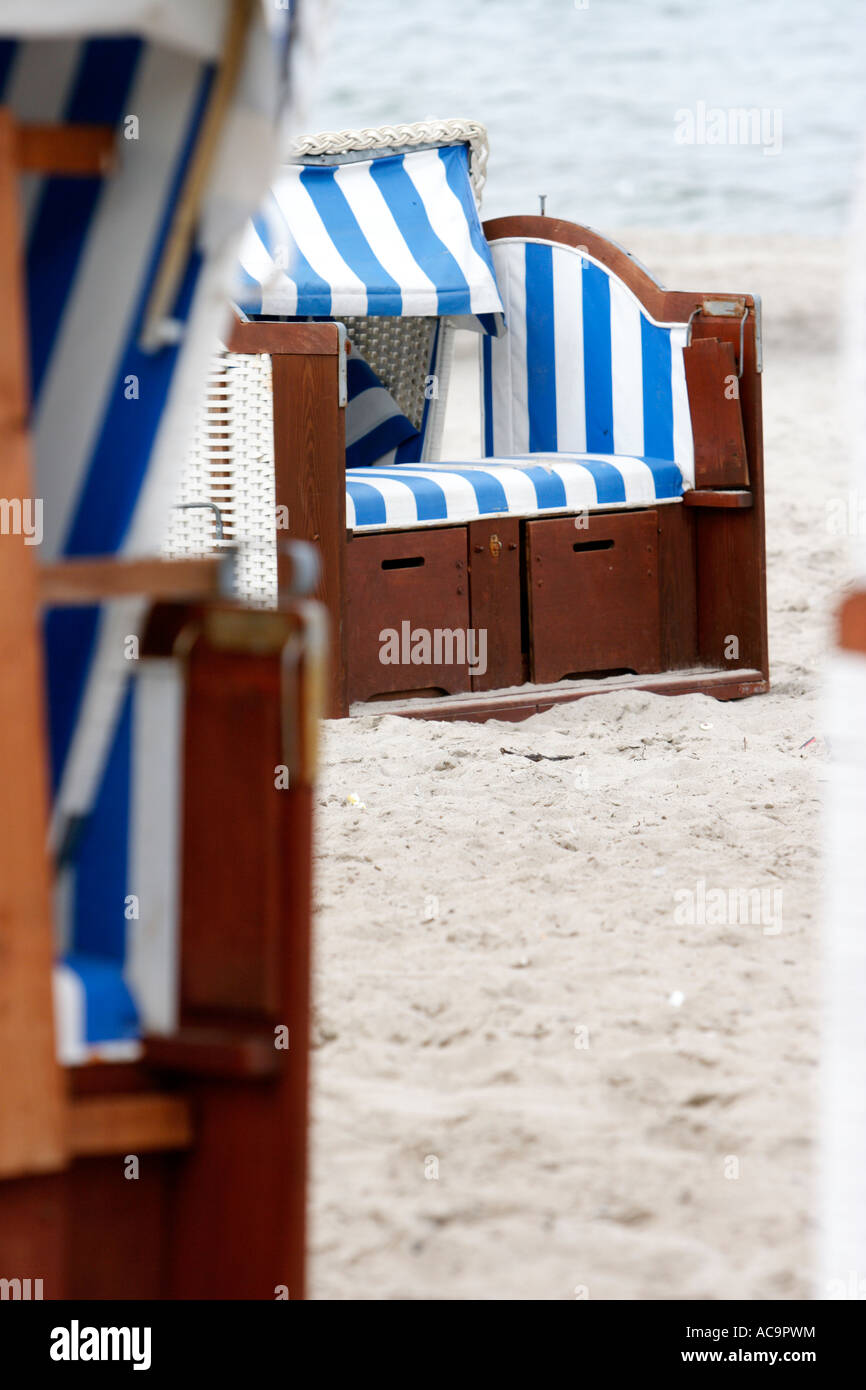 German baltic strandkorb beach basket hi-res stock photography and ...