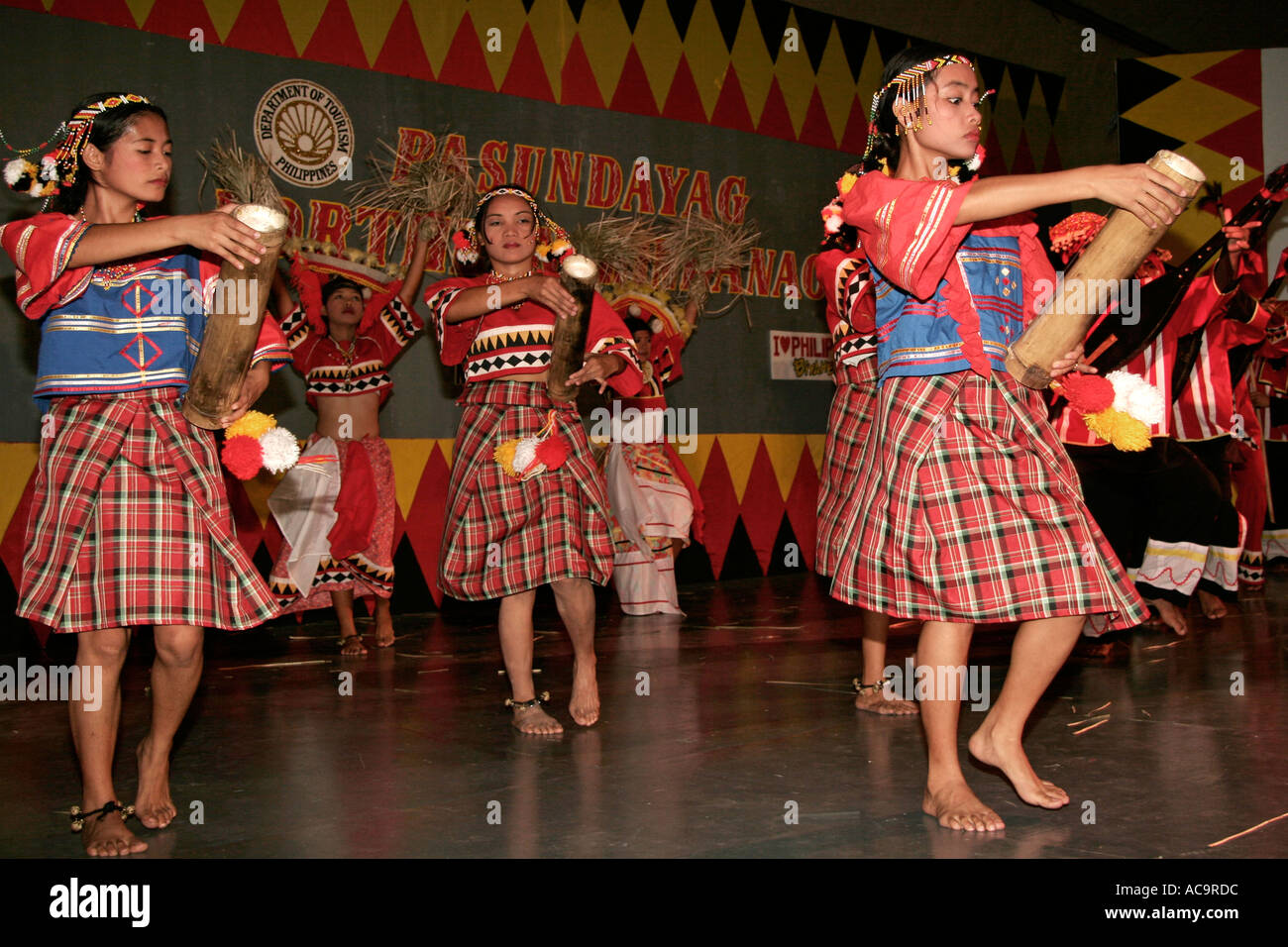 Traditional dancers from southern Philippines at show in Intramuros ...