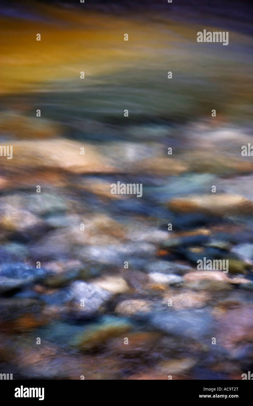 water flowing over rocks in a river Stock Photo - Alamy