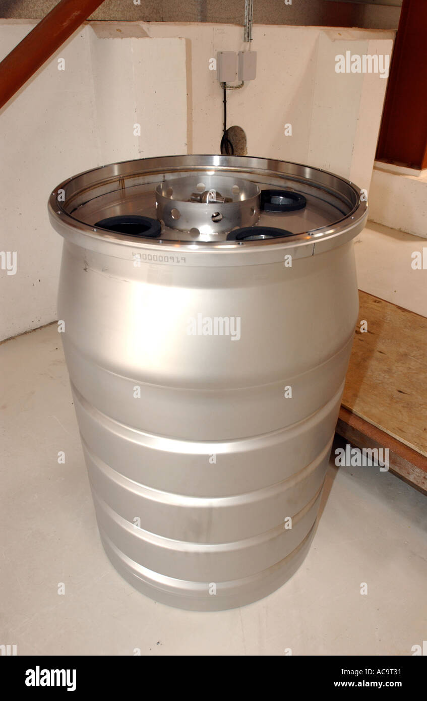 Nuclear waste containment drum Stock Photo - Alamy