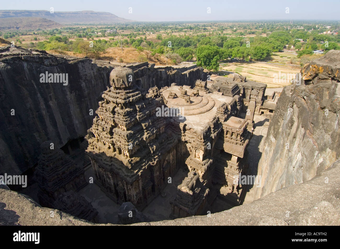 An aerial view showing the 107ft Tower and the Assembly Hall roof of ...