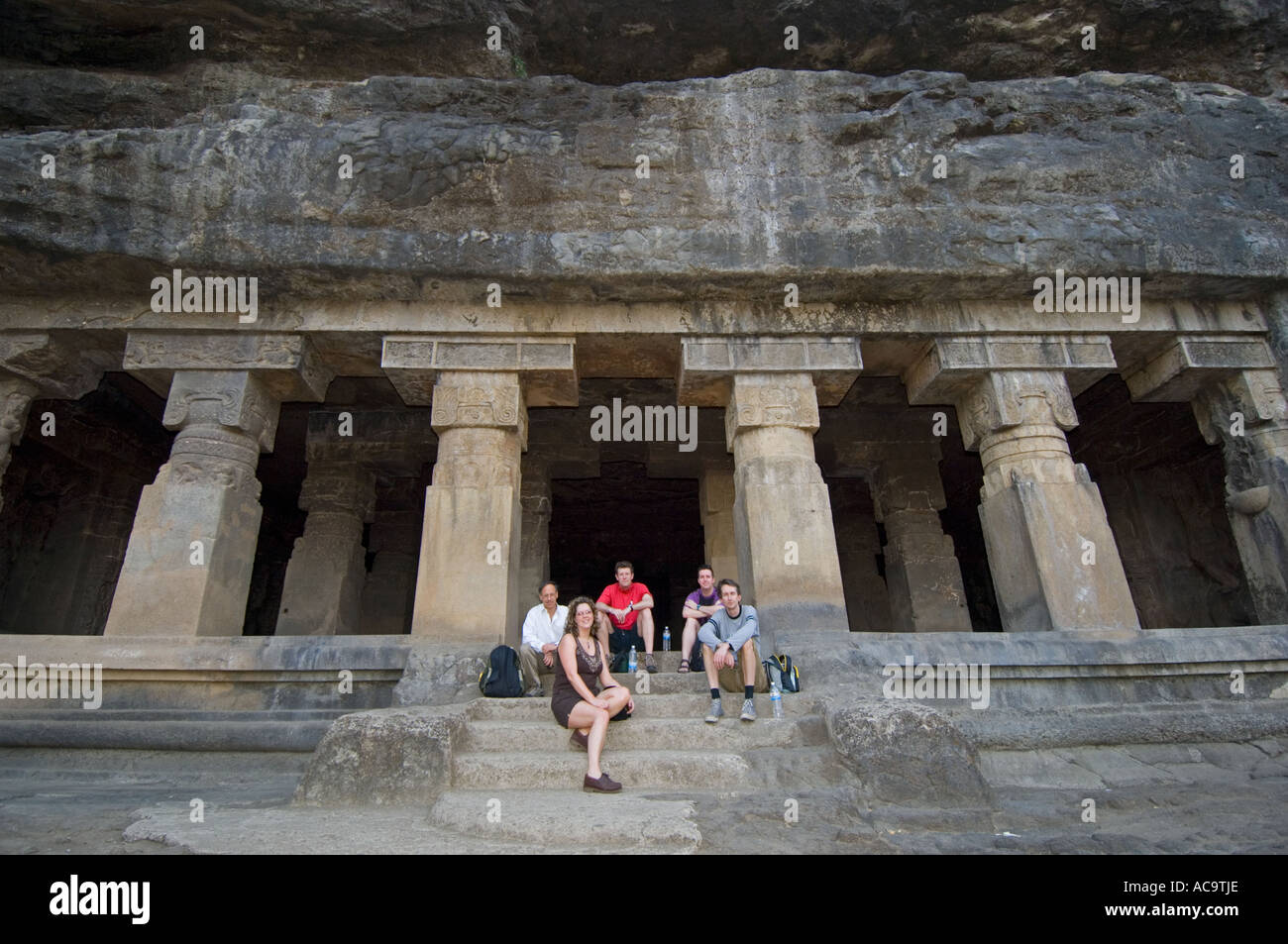 The Ravana ka khai or Ashes of Ravana (cave 14) facade and courtyard ...