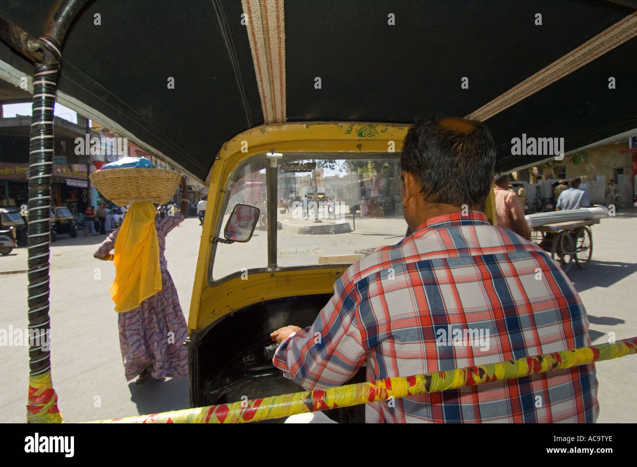 Inside auto rickshaw india hi-res stock photography and images - Alamy