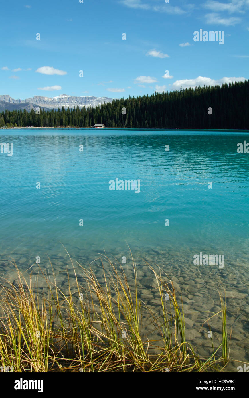 Mount Victoria range around Lake Louise Banff National Park Alberta ...