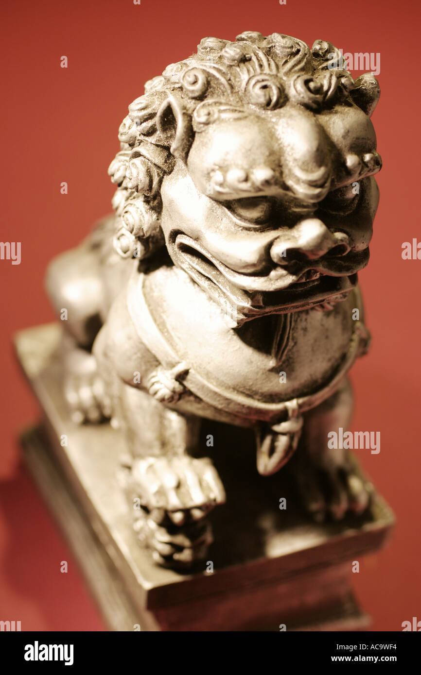 Fu Dog Figurine Stock Photo - Alamy