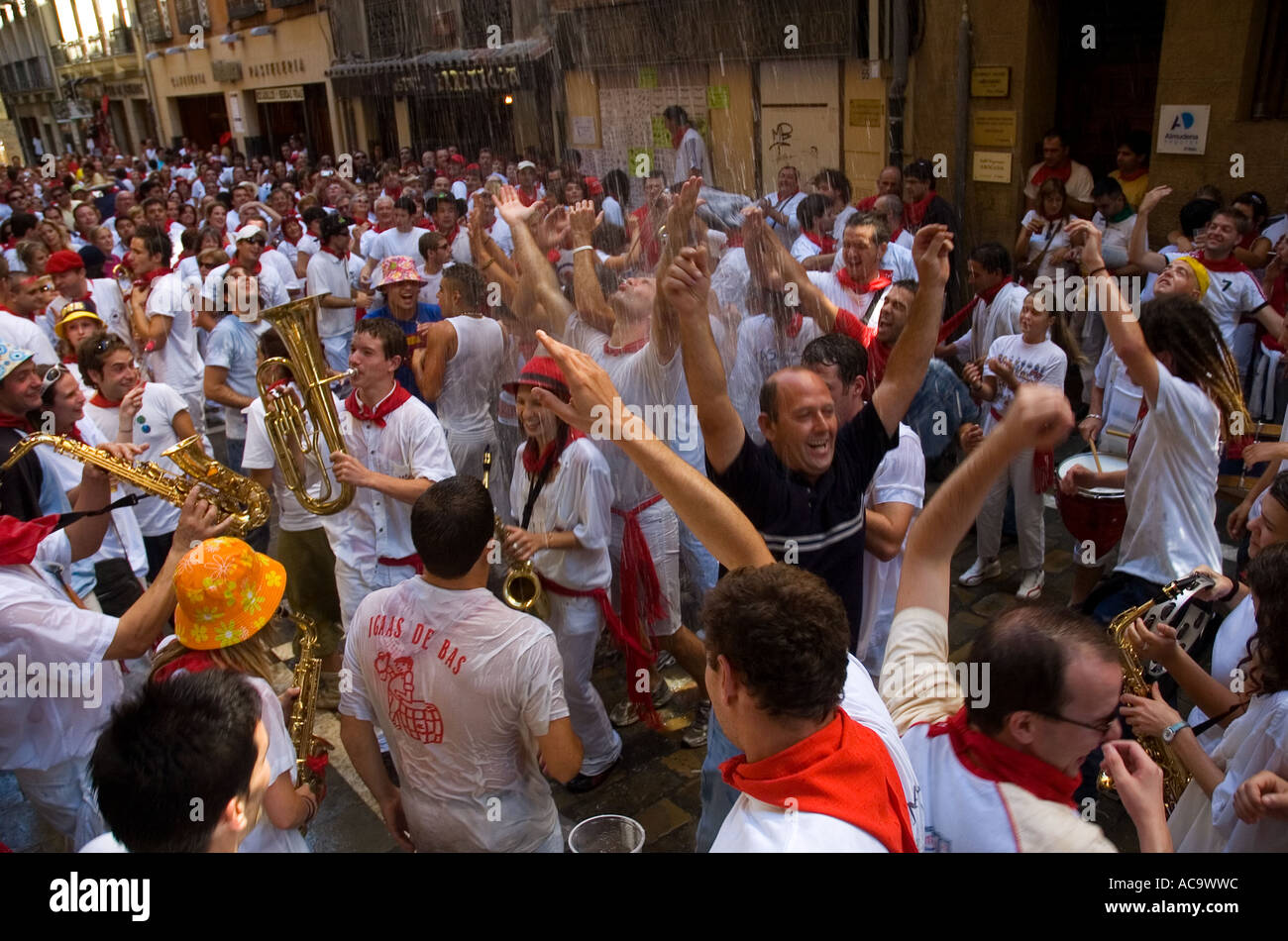Fiesta de San Fermin, Pamplona, Navarra, Spain Stock Photo - Alamy