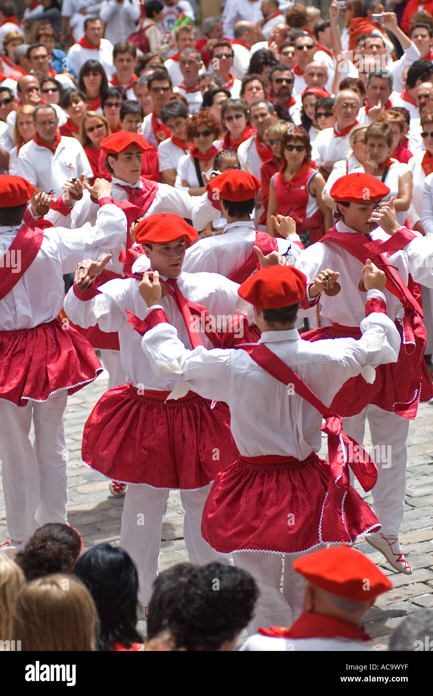 Fiesta de San Fermin, Pamplona, Navarra, Spain Stock Photo - Alamy