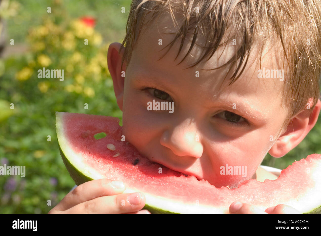 Biting into a melon hi-res stock photography and images - Alamy