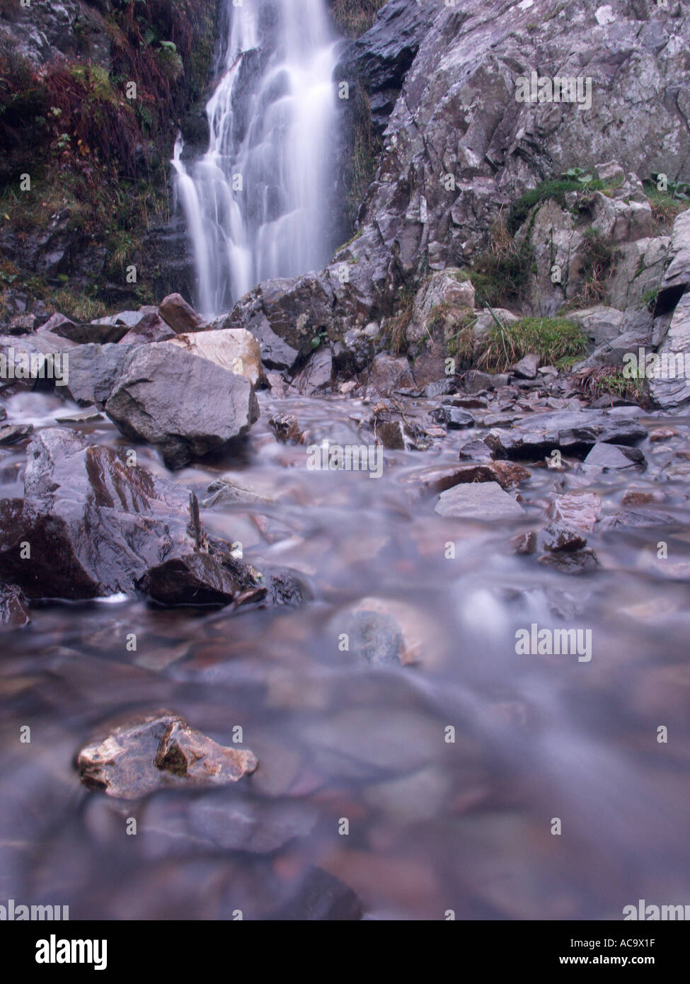 Waterfall Light spout Stock Photo - Alamy