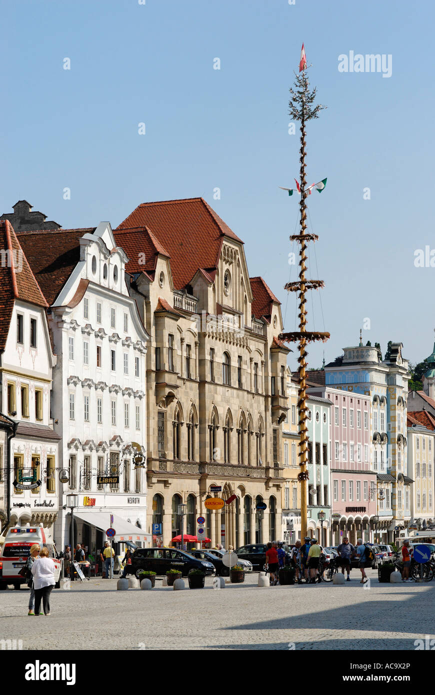 Steyr Upper Austria Stadtplatz town square Stock Photo - Alamy
