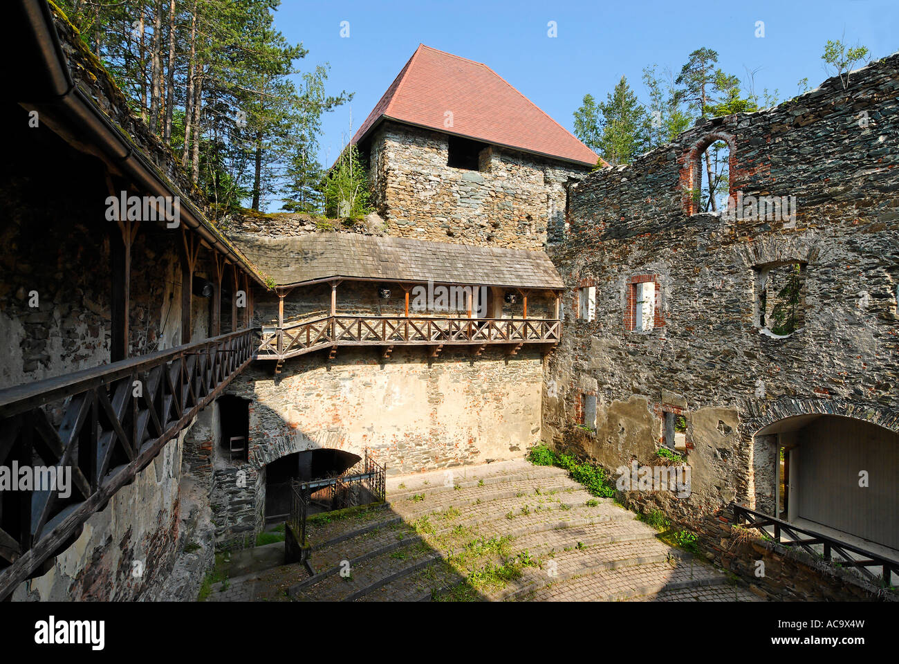 Arzberg in Passail Styria Austria ruin Arzberg castle Stock Photo - Alamy