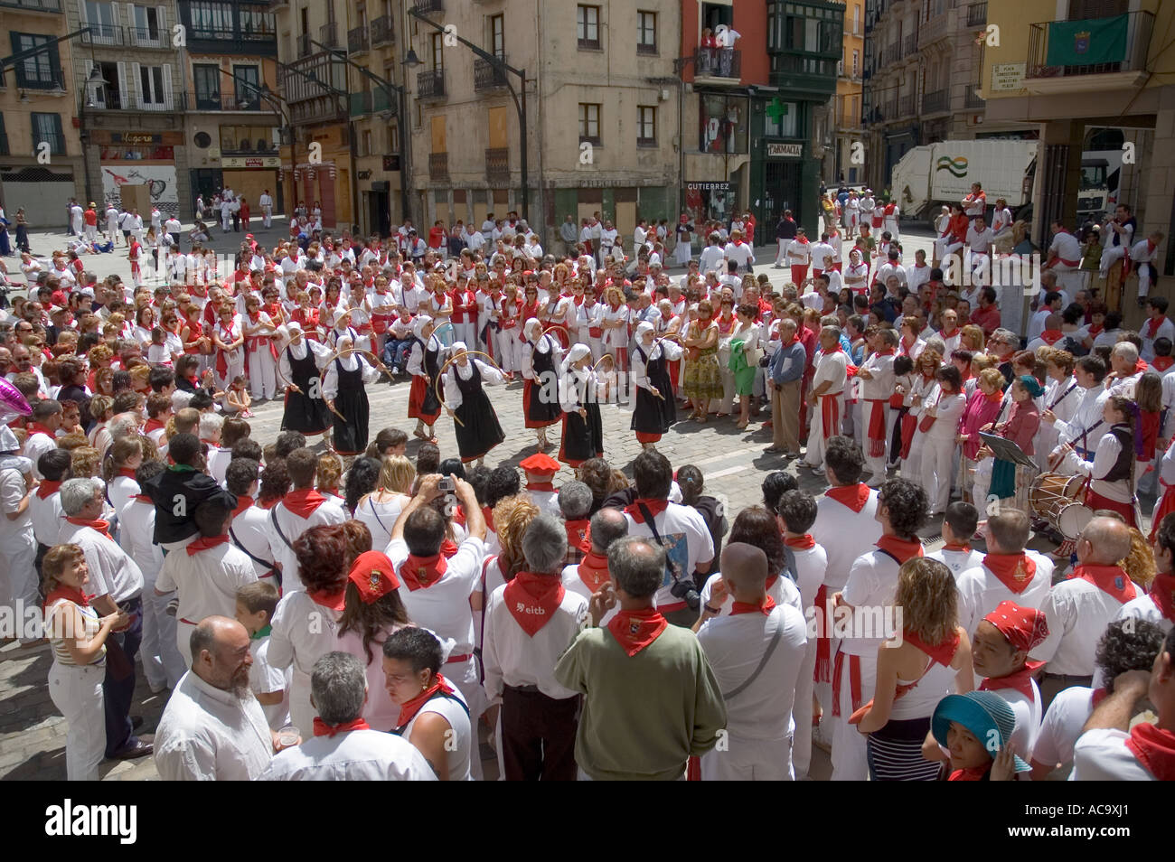 Fiesta de San Fermin, Pamplona, Navarra, Spain Stock Photo - Alamy