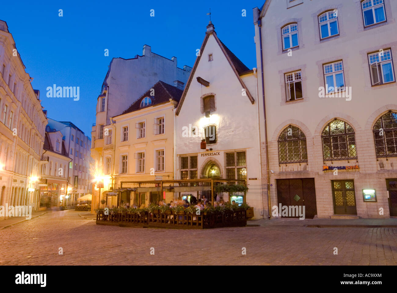 Old town, Restaurant Peppersack, Tallinn, Estonia Stock Photo - Alamy