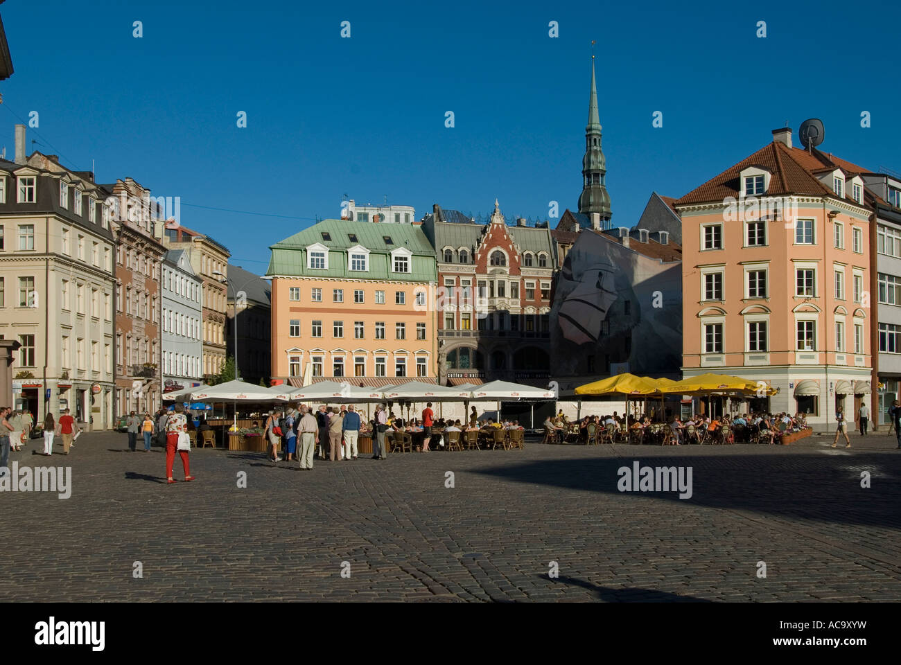 Dome Square, Riga, Latvia Stock Photo - Alamy