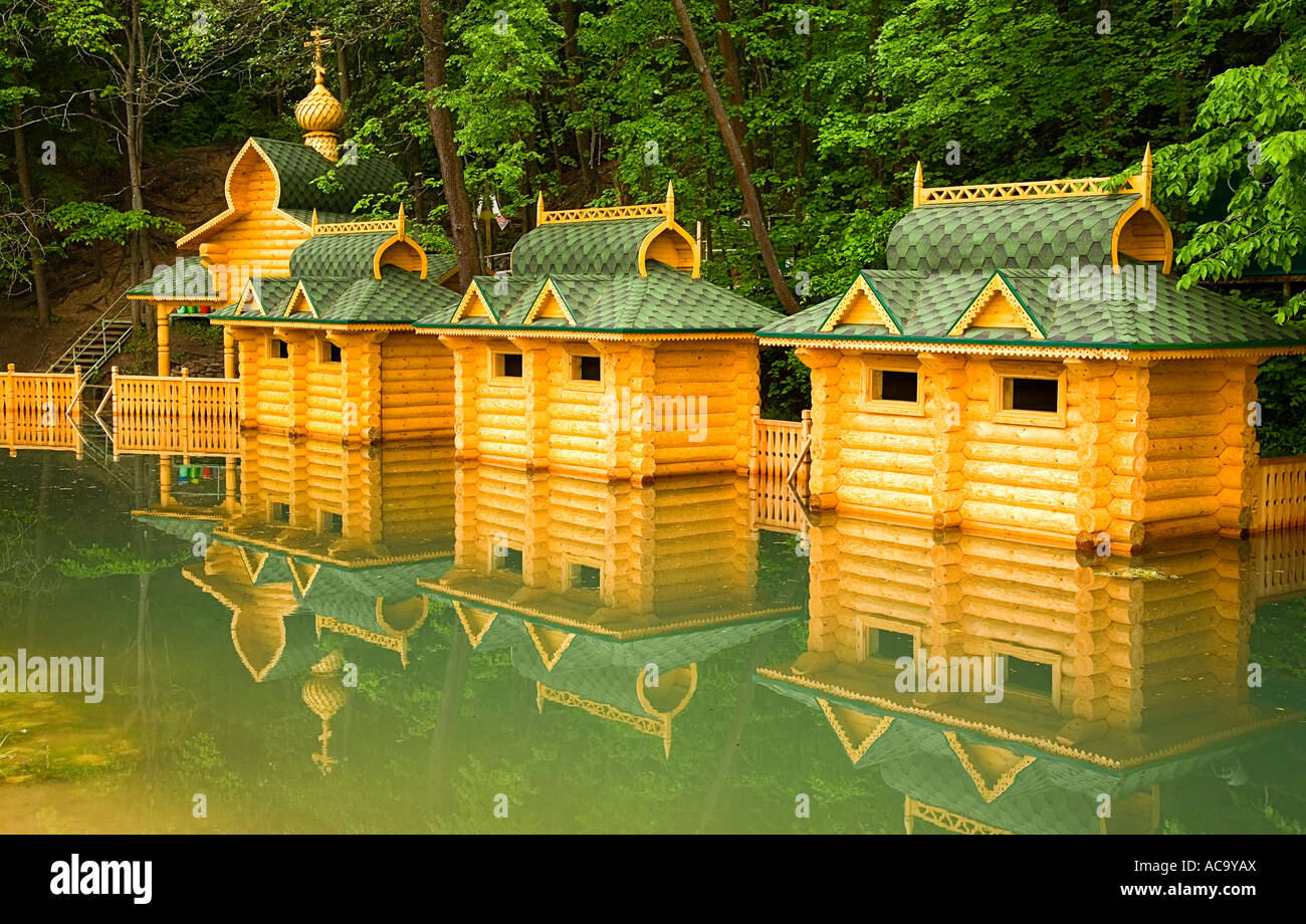 Saint Seraphim well, convent of Diveyevo, Russia Stock Photo - Alamy