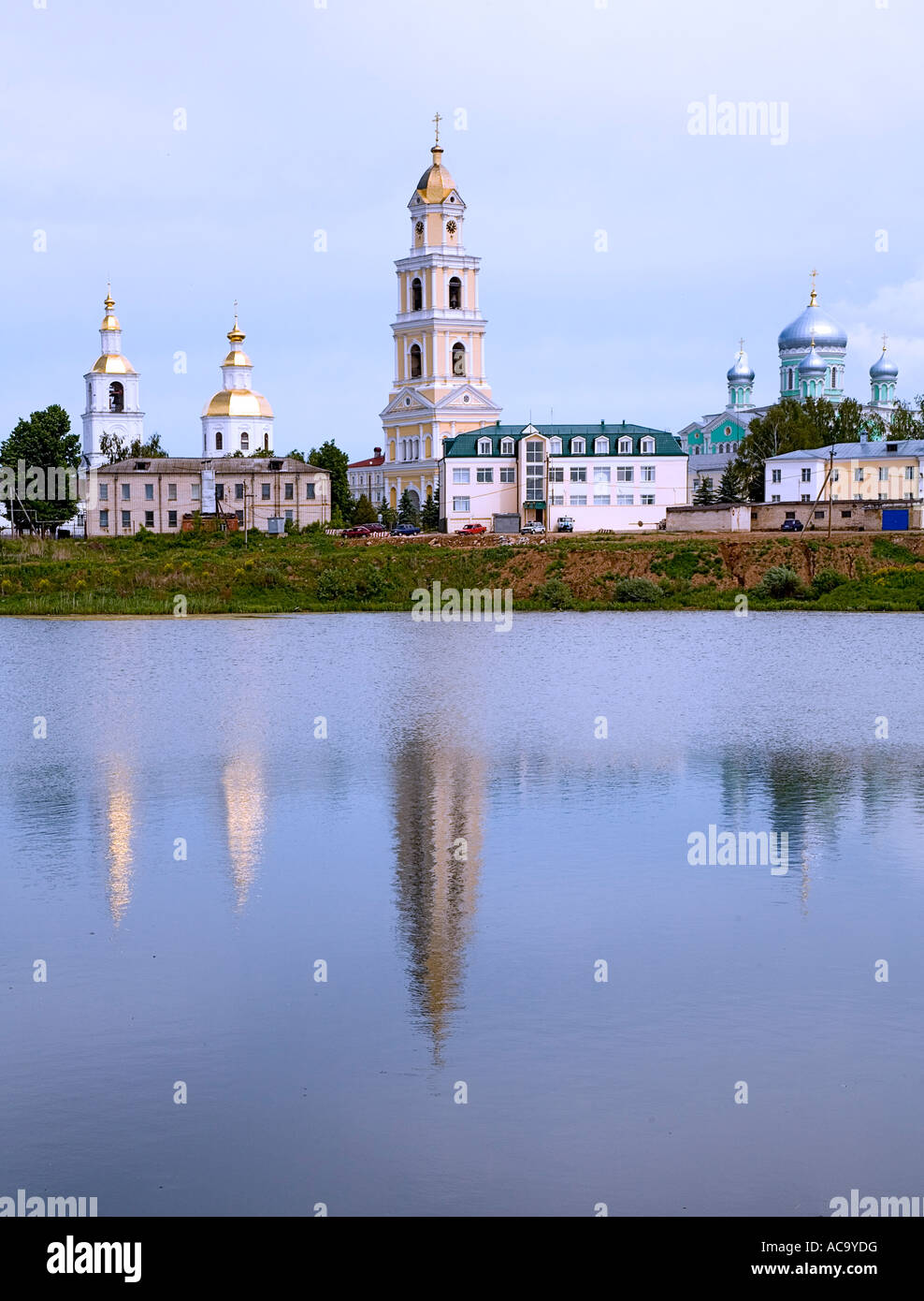 Bell tower, convent, Trinity church, Diveyevo, Russia Stock Photo - Alamy