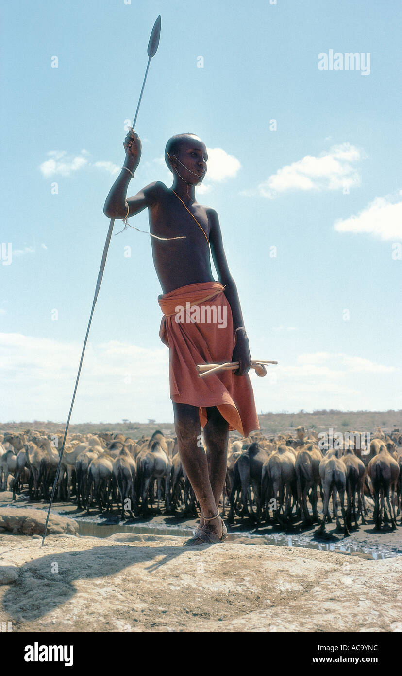 Rendille tribe herders hi-res stock photography and images - Alamy