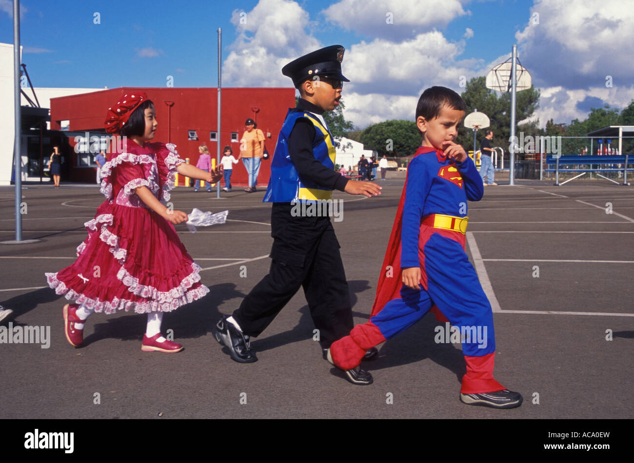 Halloween Parade at Farragut elementary School Culver City Los Angeles ...