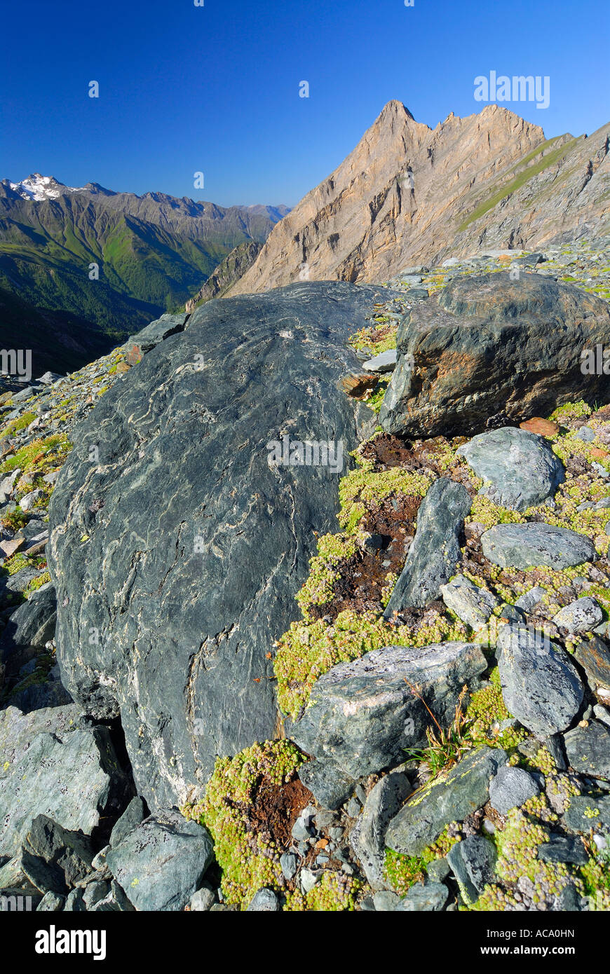 Rock formation, National Park Hohe Tauern, Tyrol, Austria Stock Photo ...