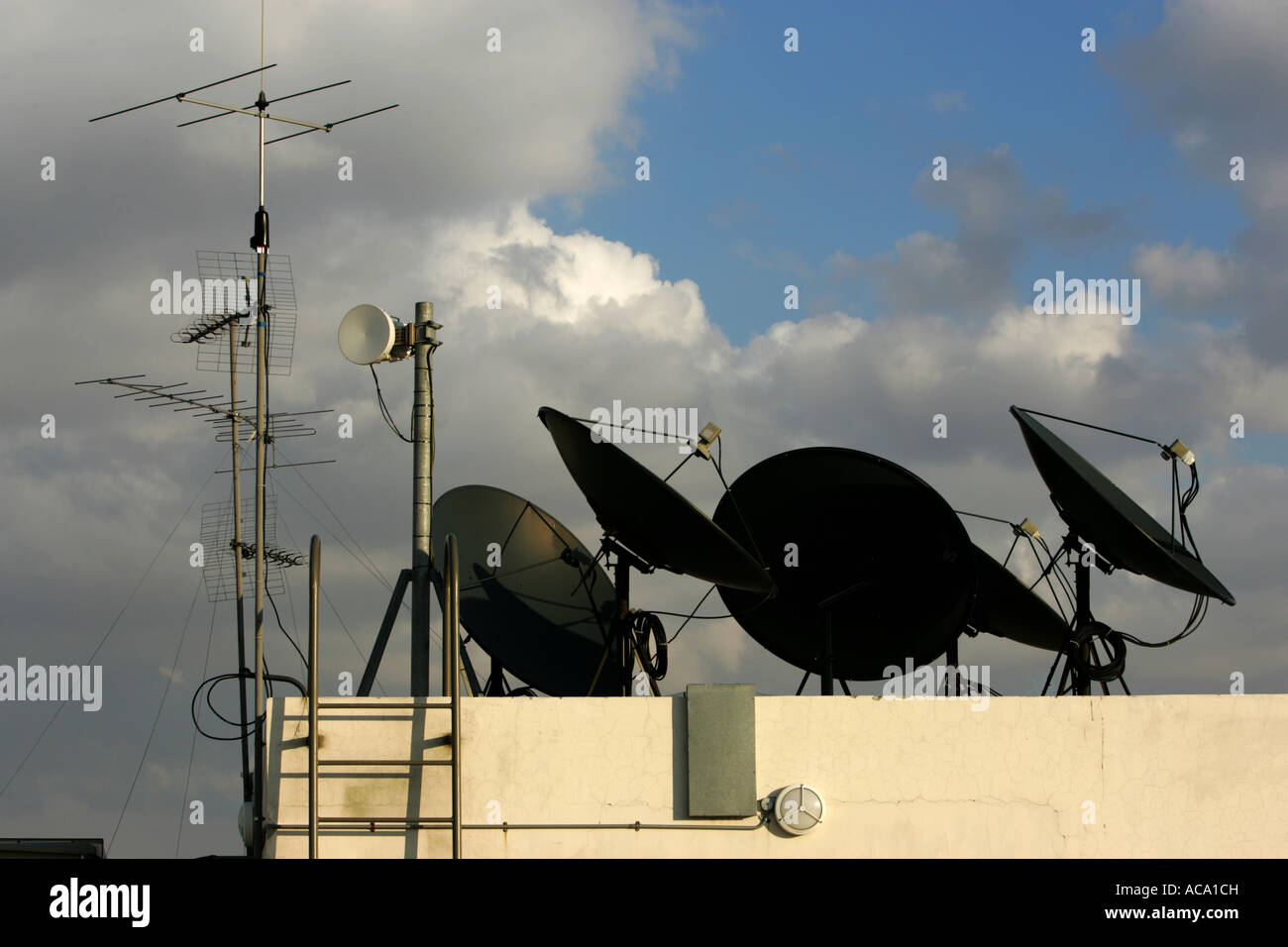 Aerial dishes hi-res stock photography and images - Alamy