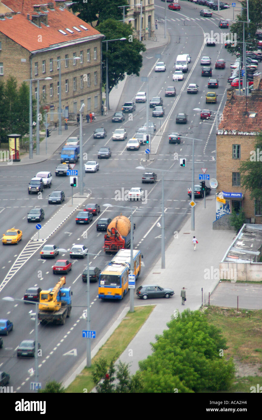 Lithuania vilnius traffic baltic states hi-res stock photography and ...