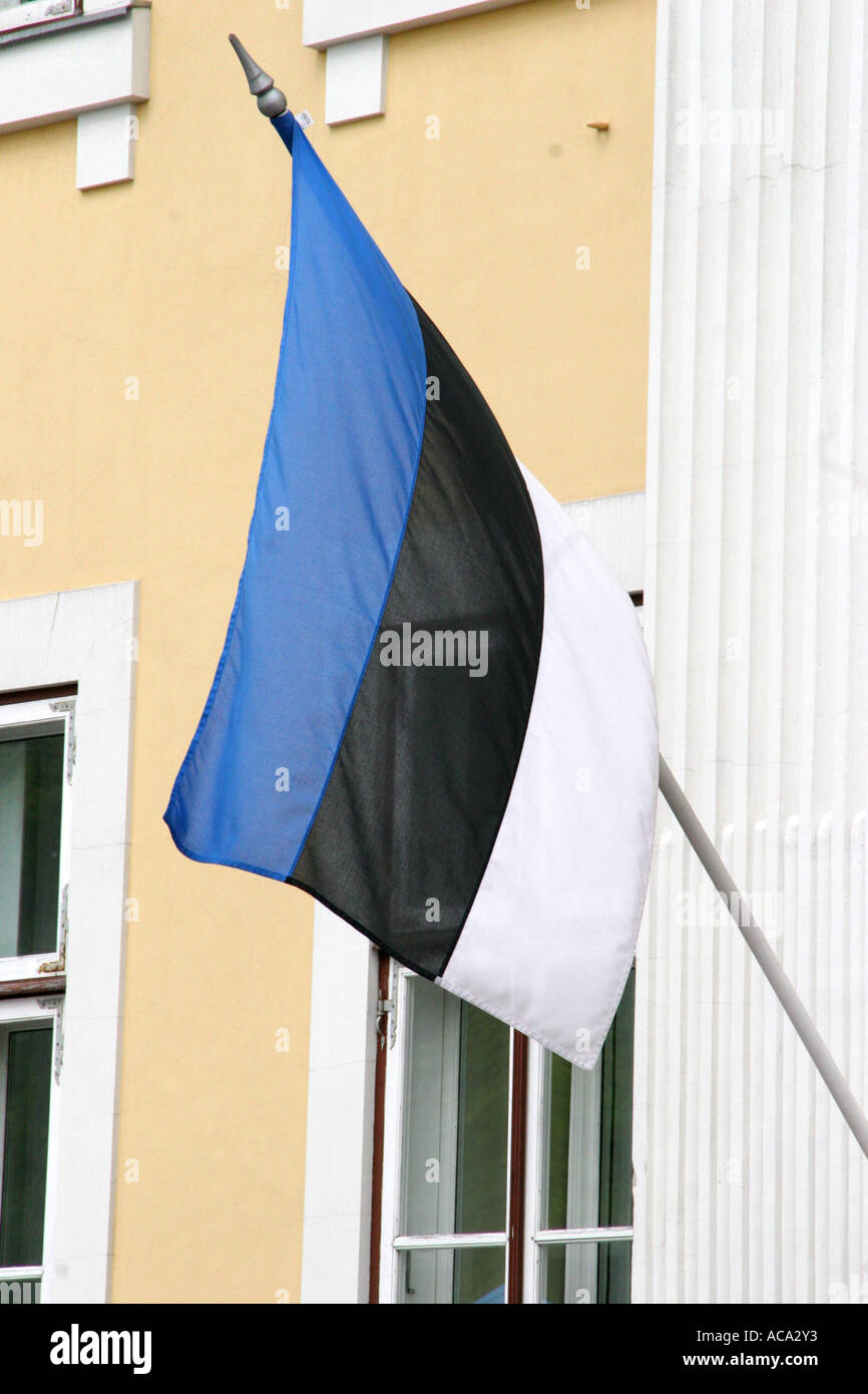Estonia - Tallinn - Flag Stock Photo - Alamy