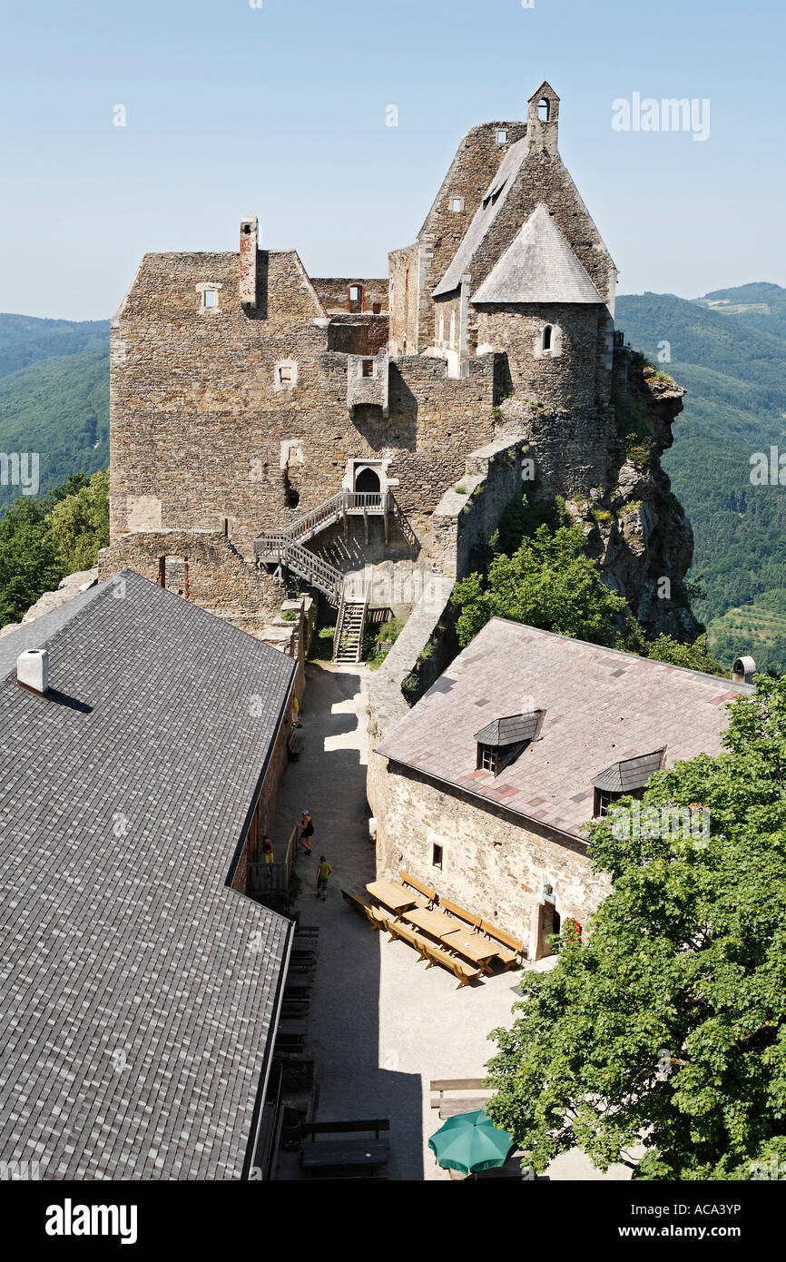 Castle ruins Aggstein, Wachau, Lower Austria, Austria Stock Photo - Alamy