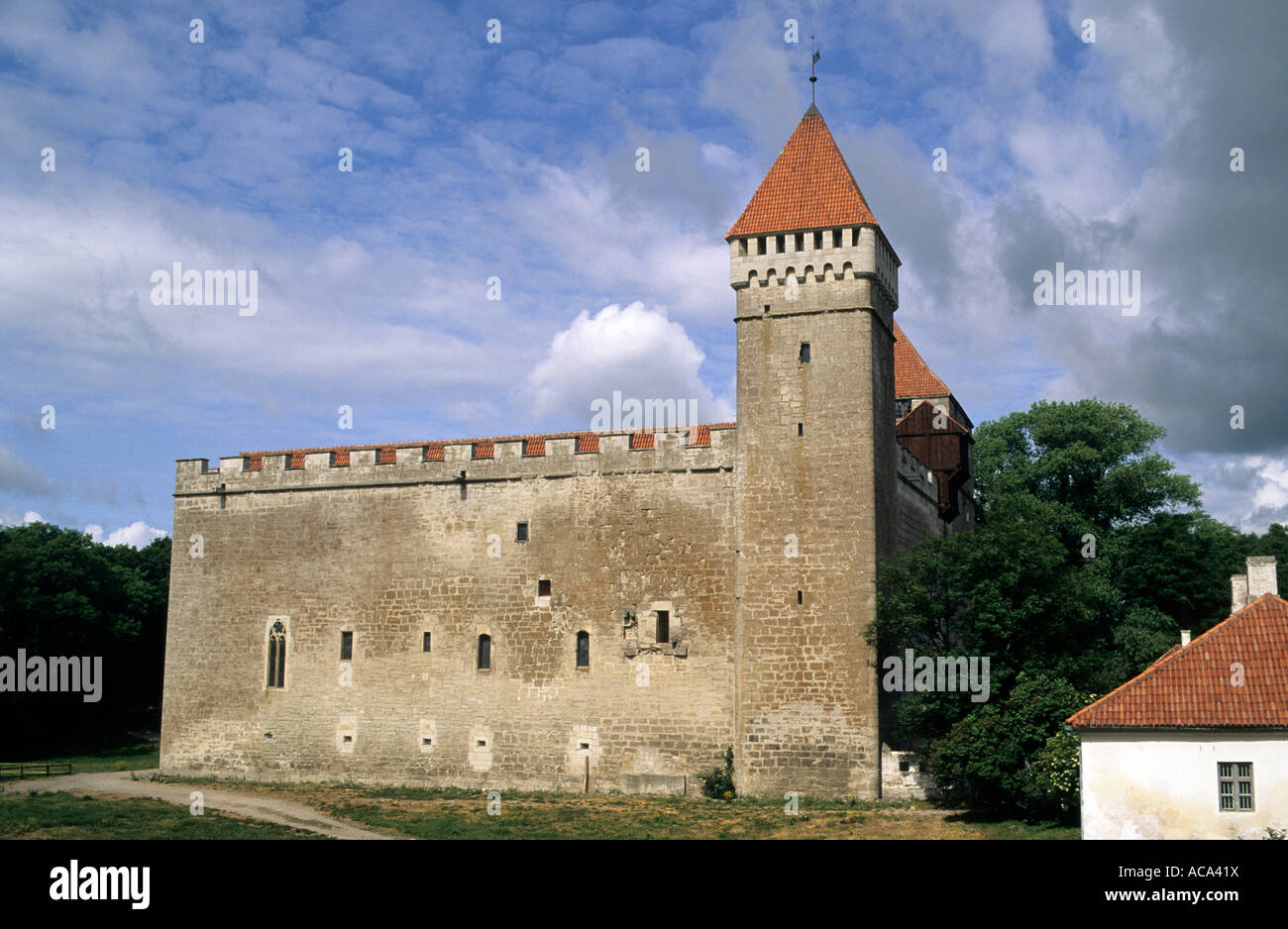 Bishop's castle, Kuressaare, Saaremaa island, Estonia Stock Photo - Alamy