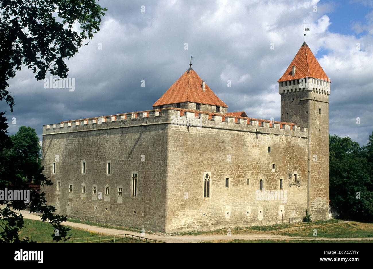Bishop's castle, Kuressaare, Saaremaa island, Estonia Stock Photo - Alamy