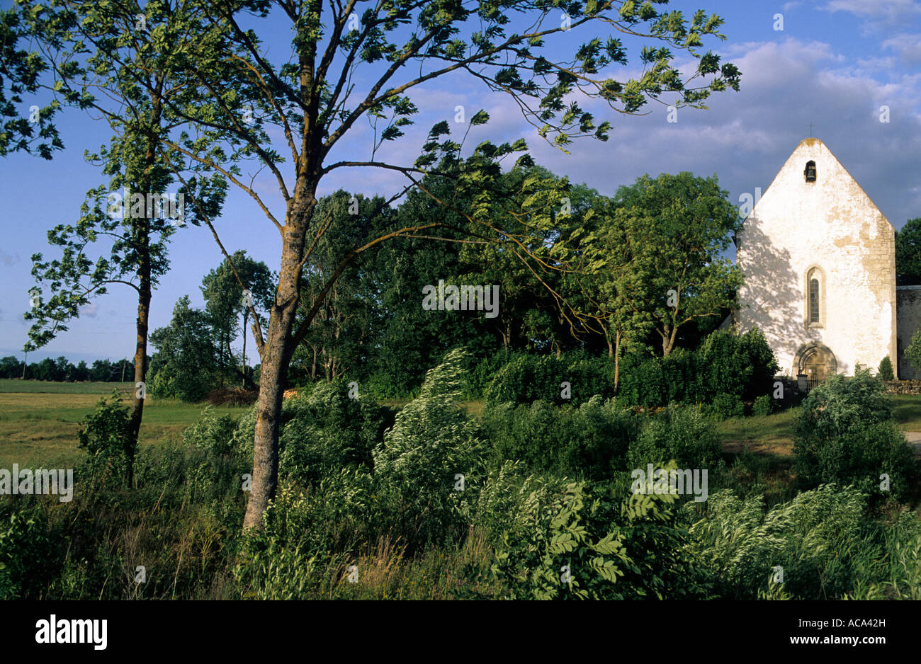 Fisherman's church, Karja, Saaremaa island, Estonia Stock Photo - Alamy