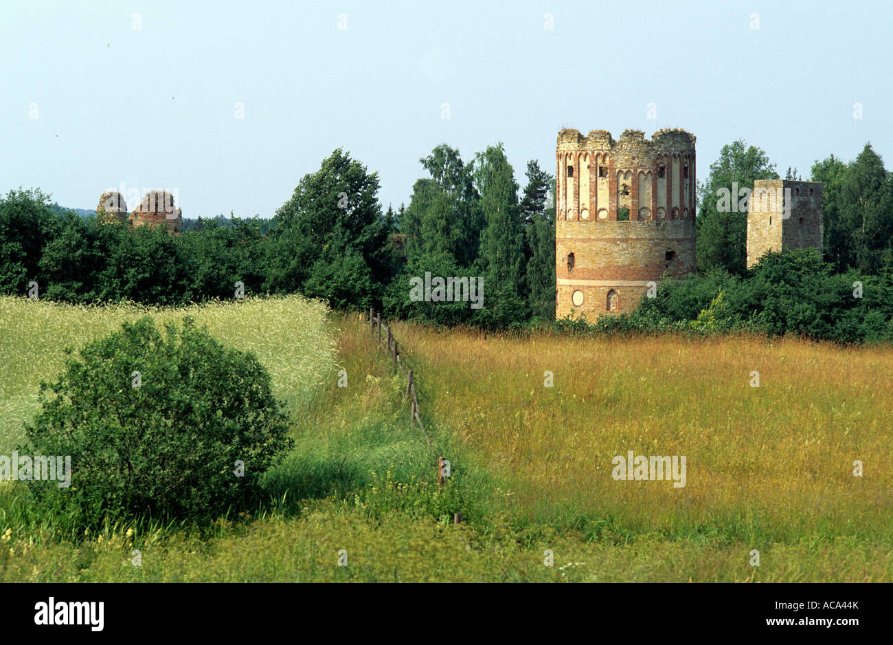 Vastseliina castle ruins hi-res stock photography and images - Alamy