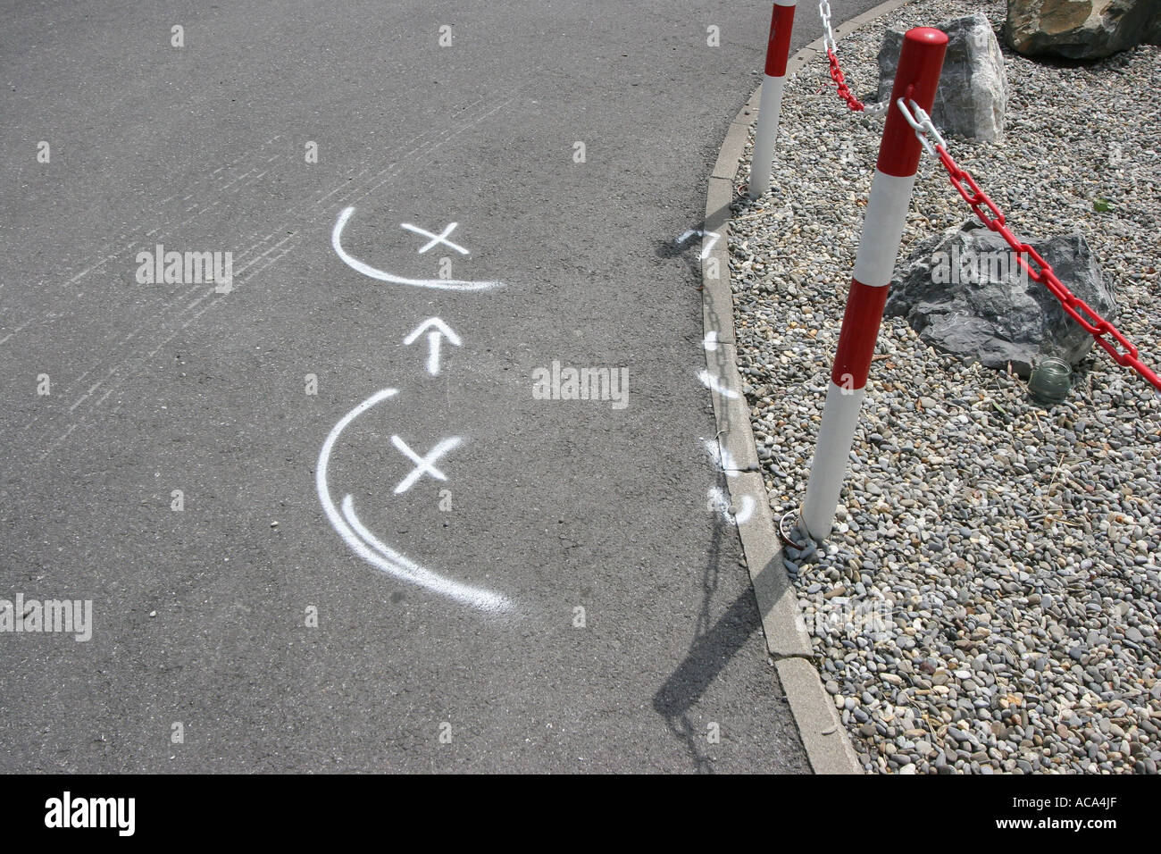 Braking skid marks hi-res stock photography and images - Alamy
