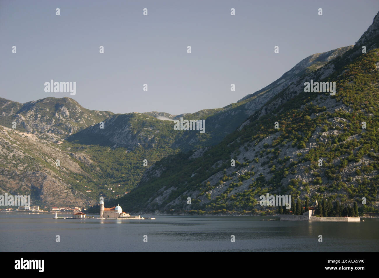 Our Lady of the Rock, Abbey of St. George, Perast Islands Stock Photo ...