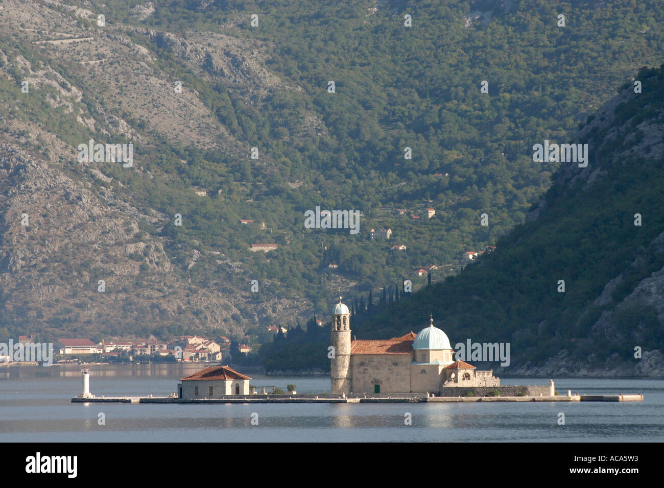 Our Lady of the Rock, Abbey of St. George, Perast Islands Stock Photo ...