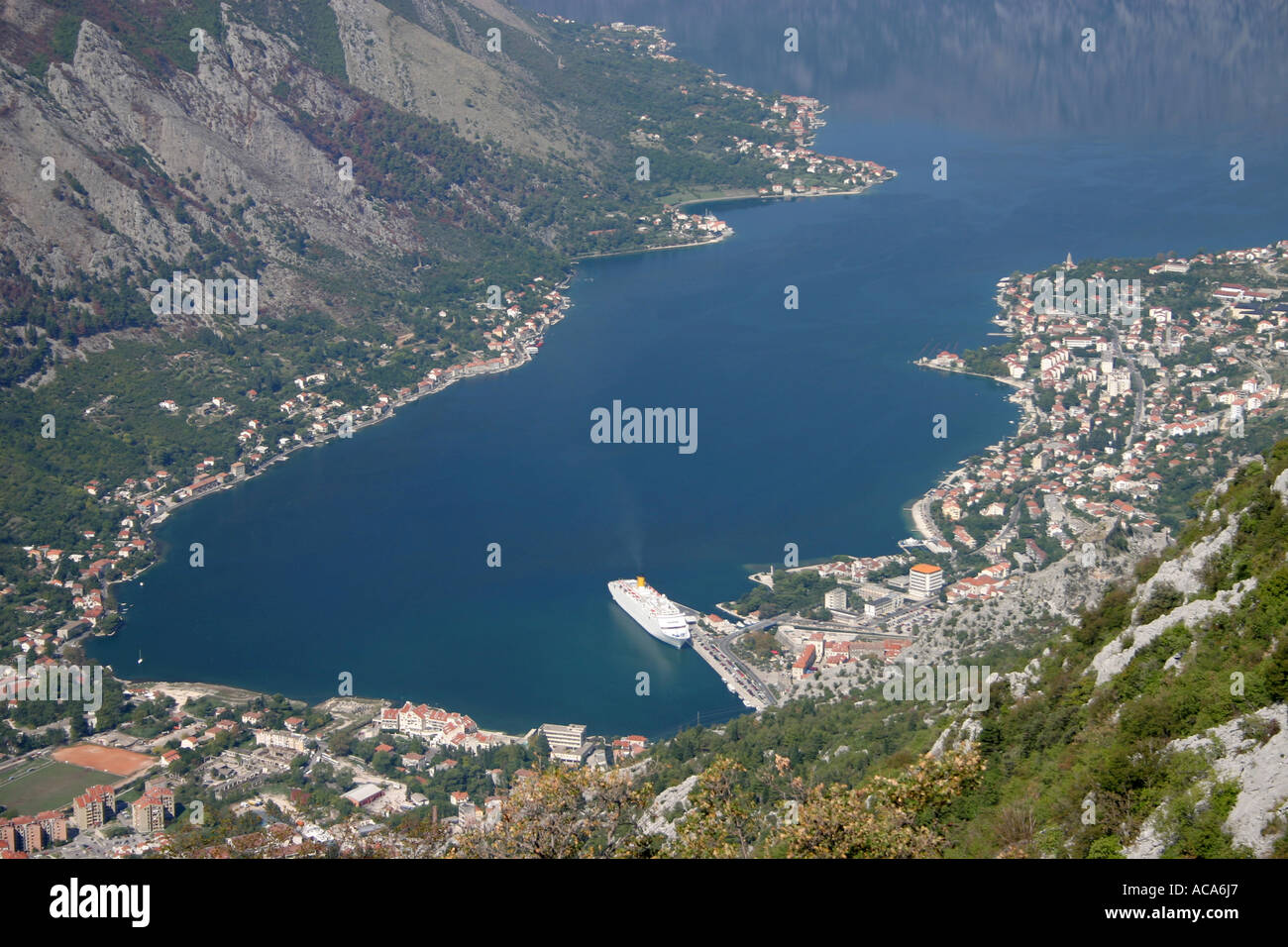 Cruise ship in kotor bay hi-res stock photography and images - Alamy
