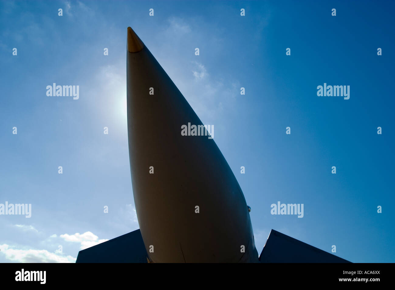 Nose Cone of the Eurofighter Typhoon against a blue sky Stock Photo - Alamy