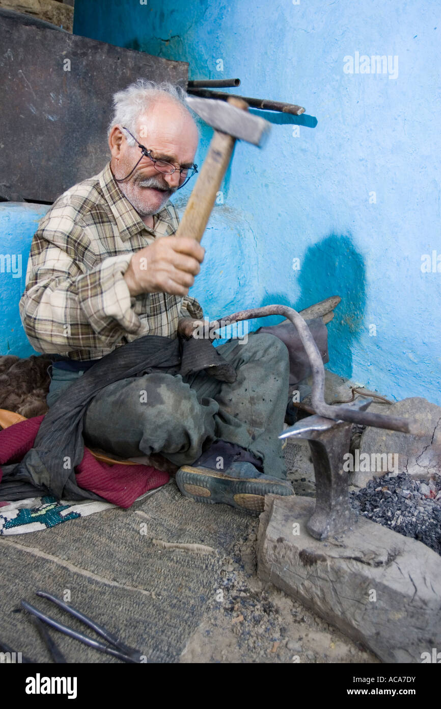 Old smith, Romania Stock Photo - Alamy