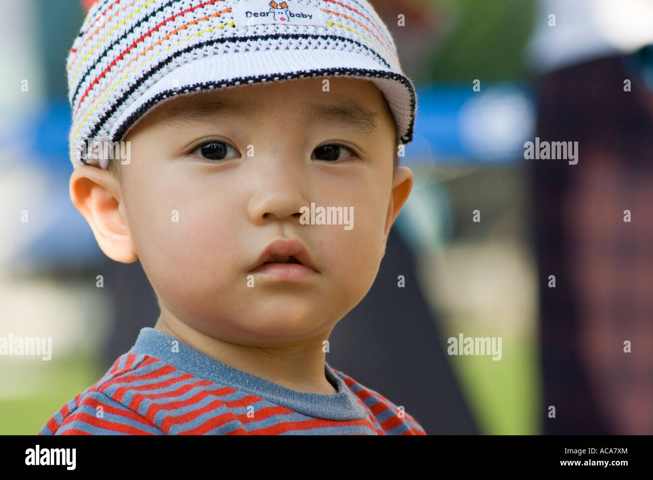 Portrait of a Young Korean Boy, Seoul, South Korea Stock Photo - Alamy