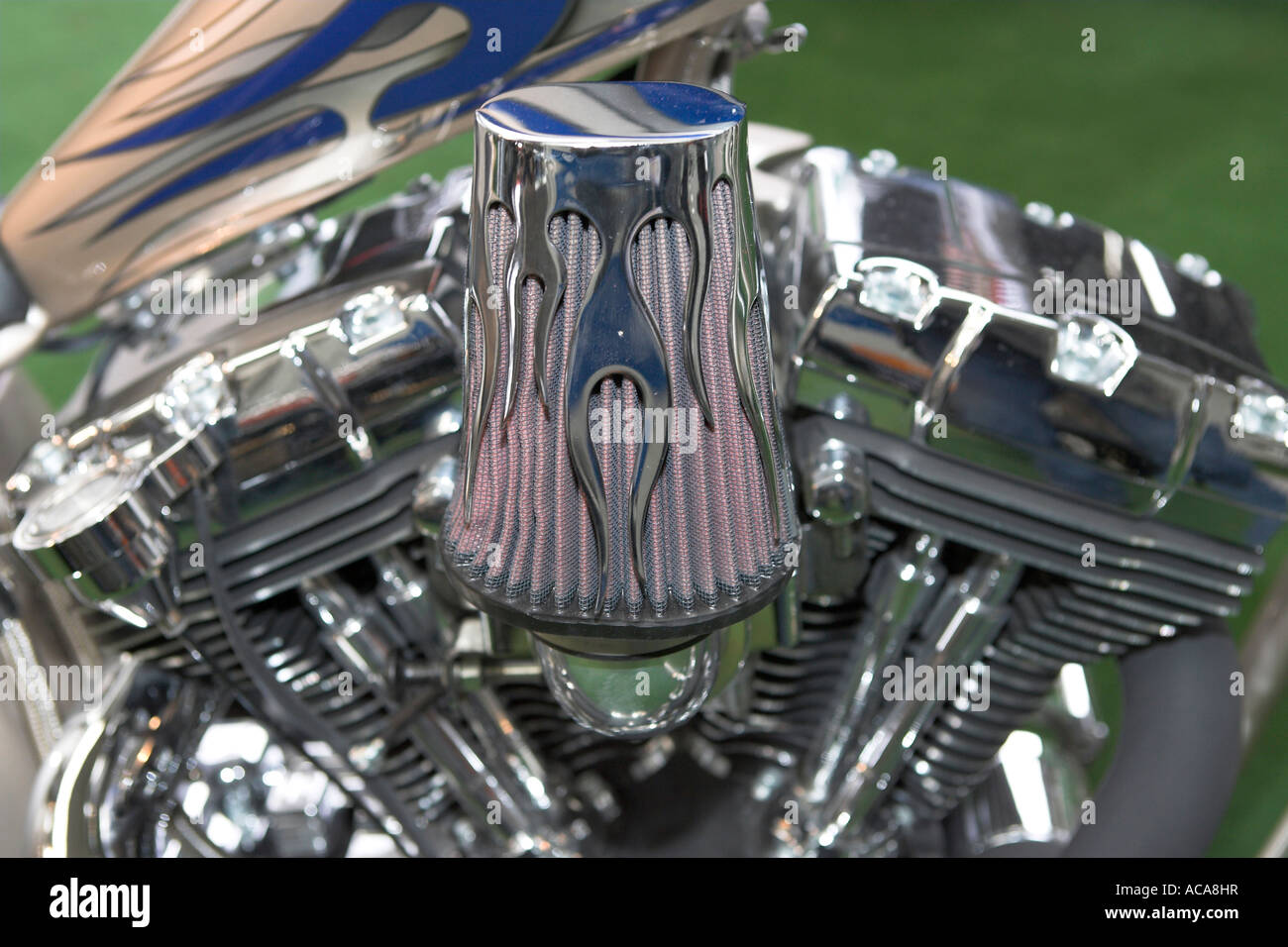 Engine of a Harley Davidson Stock Photo - Alamy