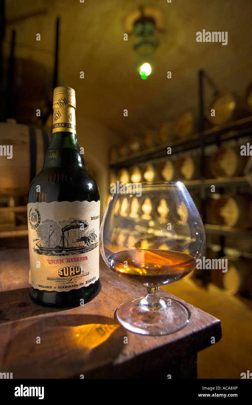 Bottles weinbrand brandy cognac hi-res stock photography and images - Alamy