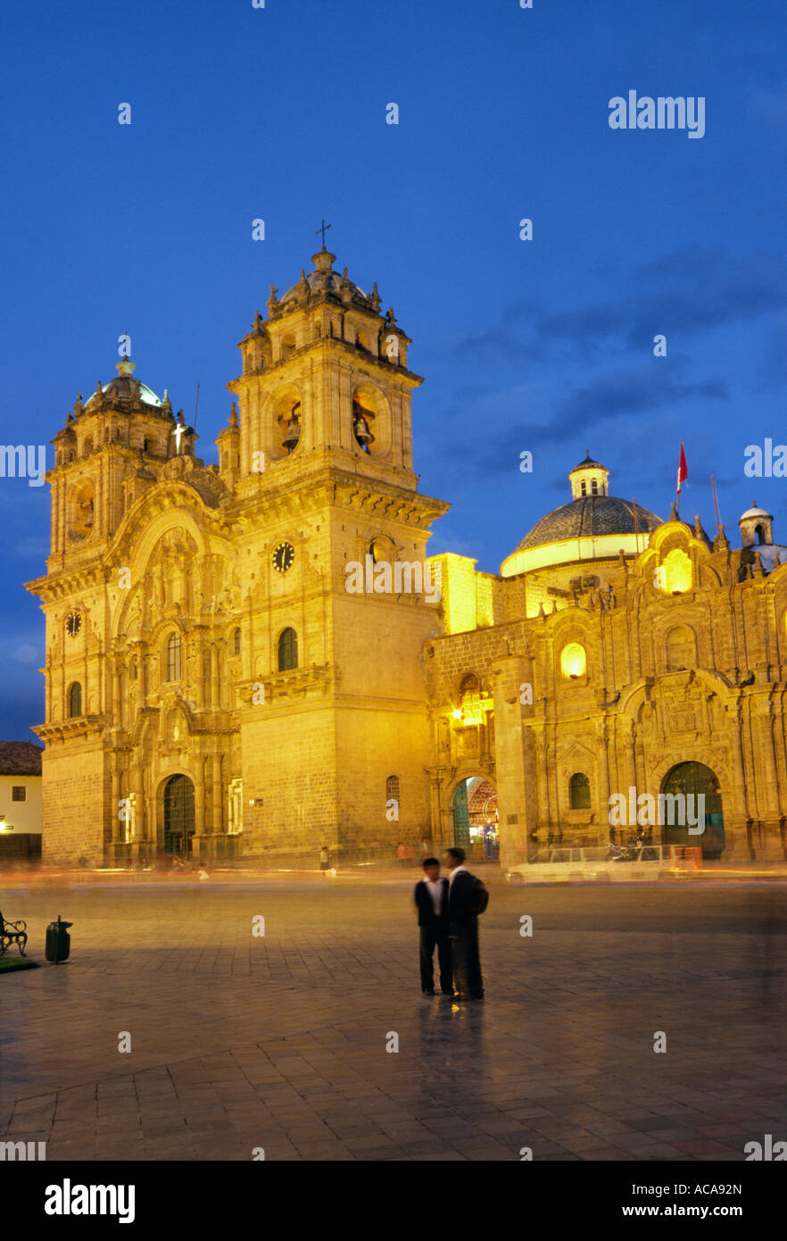 Iglesia de compania church evening hi-res stock photography and images ...