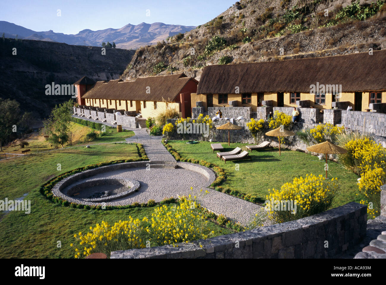 Colca Lodge - Yanque, Colca Canyon, PERU Stock Photo - Alamy