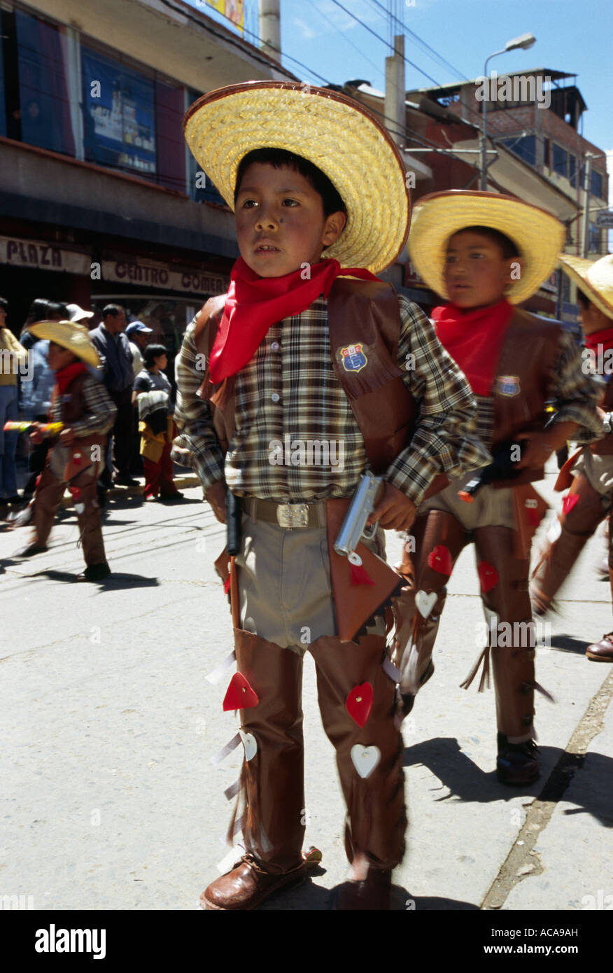 Folkloric dancer puno week festival hi-res stock photography and images ...